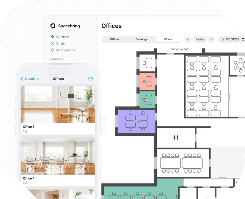 Office management solution for coworking spaces | Spacebring