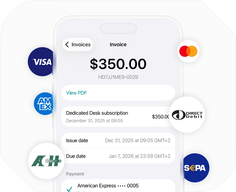 Effortless payment processing for coworking spaces | Spacebring