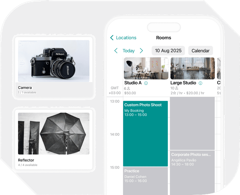Photo studio management software | Solution | Spacebring