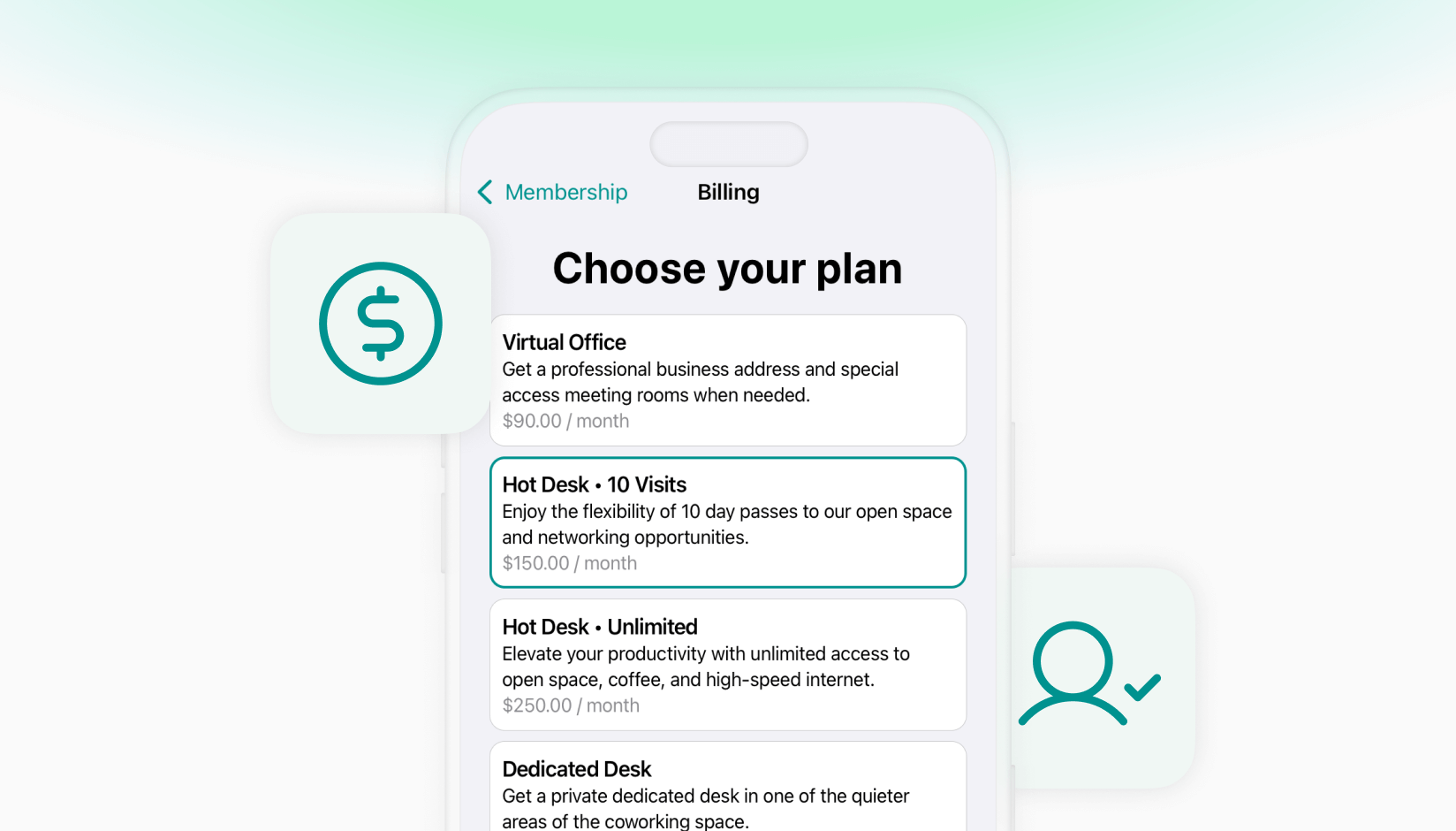 Introducing Sign-Up for Plans | Spacebring